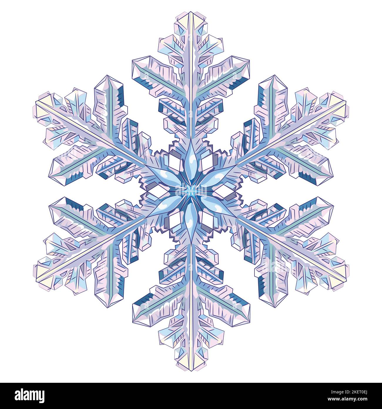 Aerial view snow beautiful Stock Vector Images - Alamy