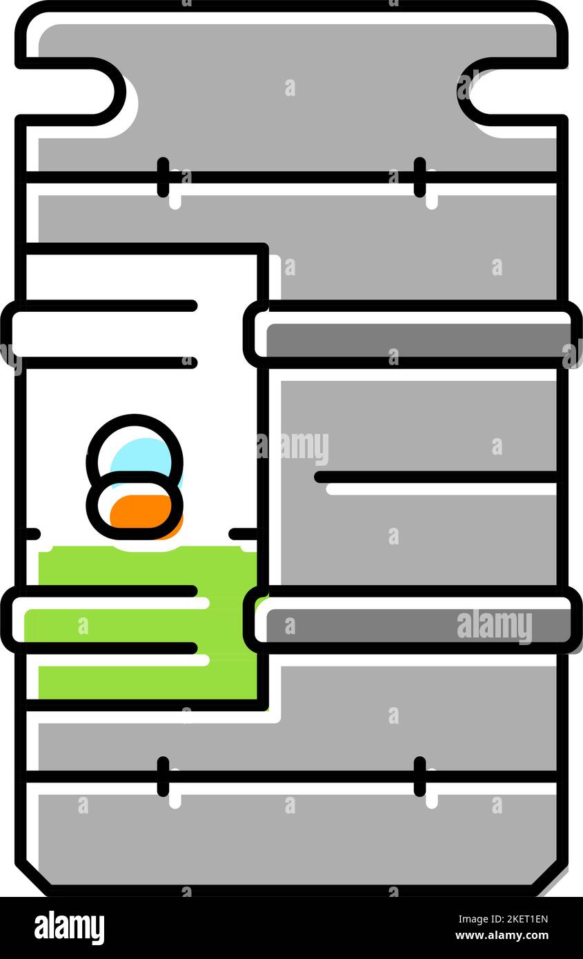 packaging keg beer production color icon vector illustration Stock ... packaging keg beer production color icon vector illustration Stock ...