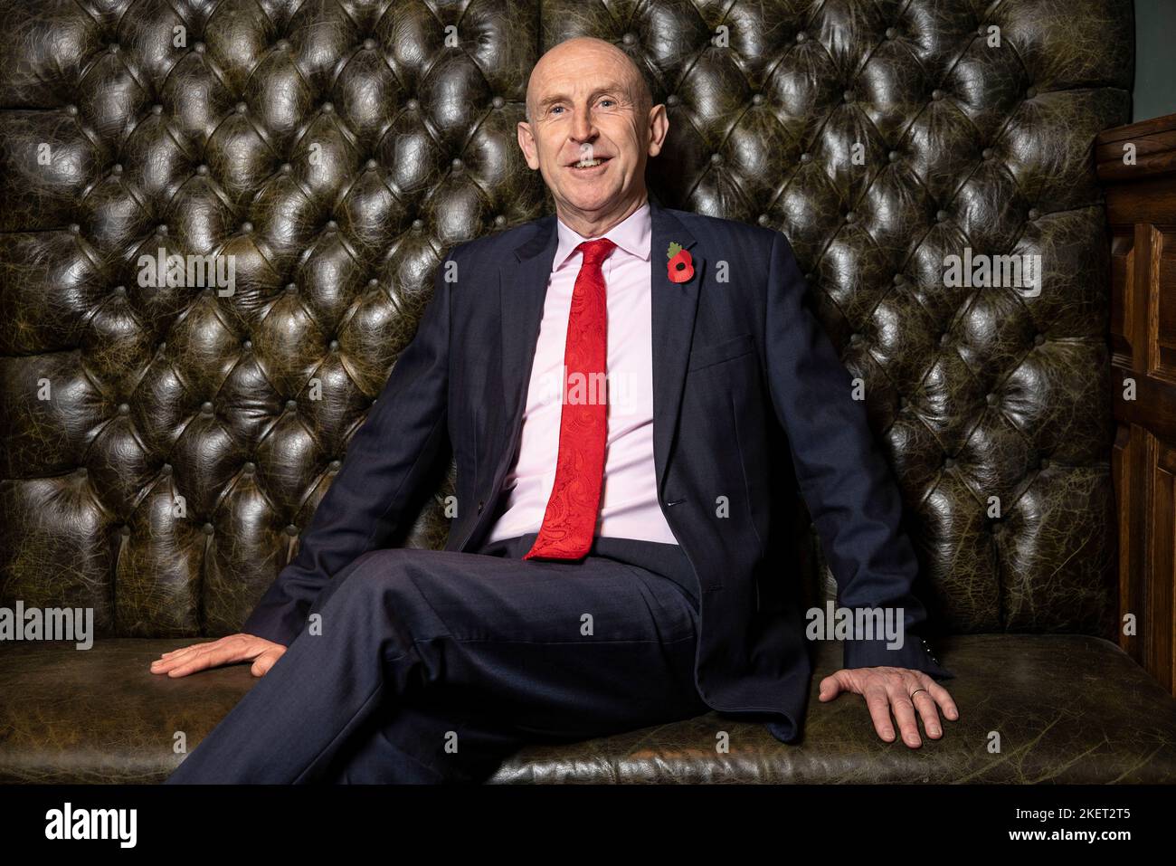 John Healey, Labour Party Shadow Defence Secretary. 11th November 2022 ...