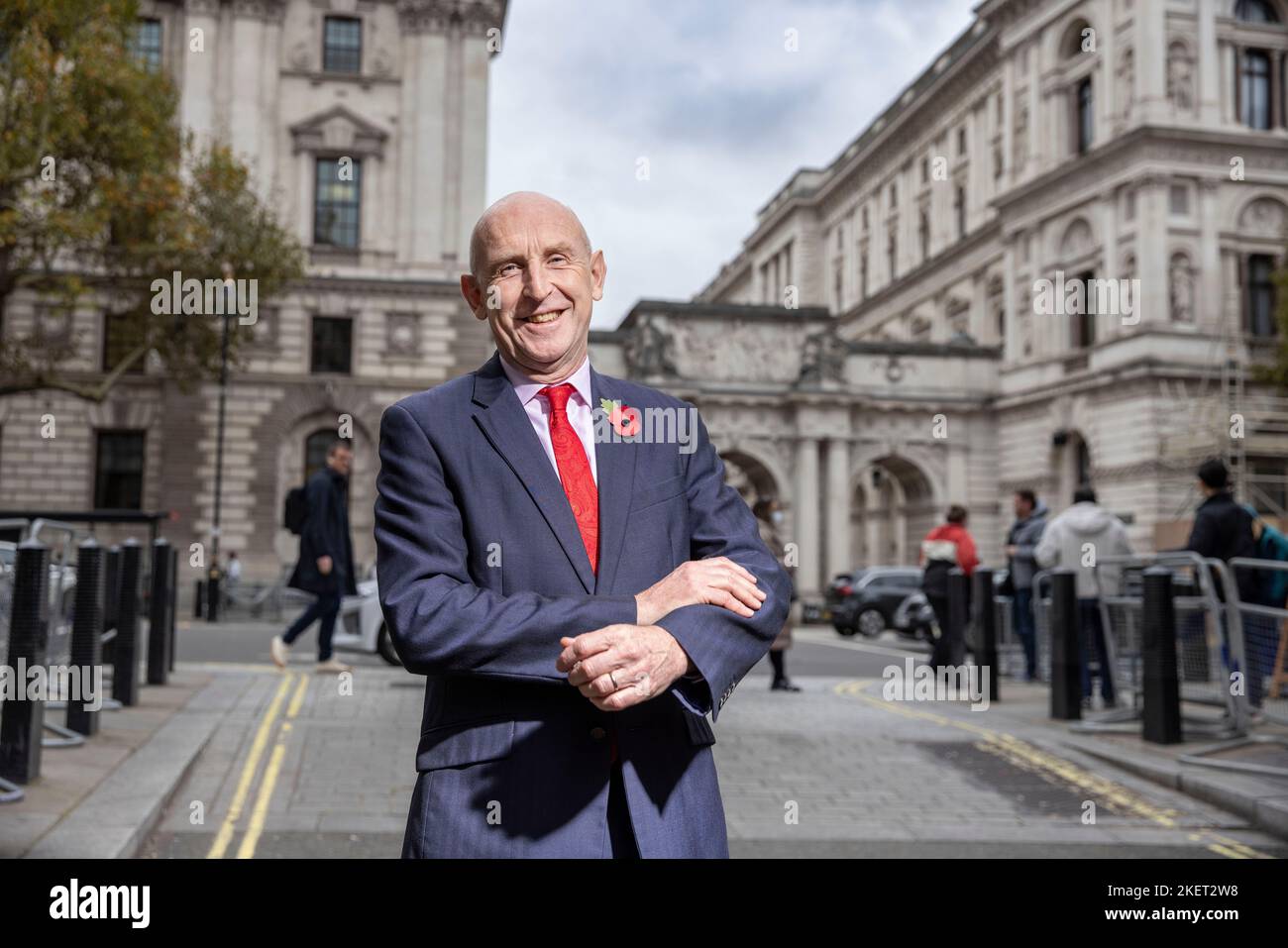 John Healey, Labour Party Shadow Defence Secretary. 11th November 2022 Stock Photo - Alamy