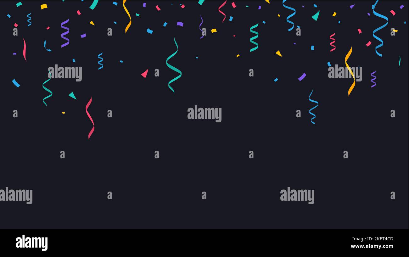Confetti background. Festive backdrop. Party design with colorful ...