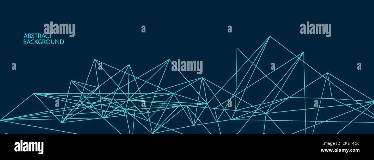 Connection background. Network concept with dots and lines. Vector ...