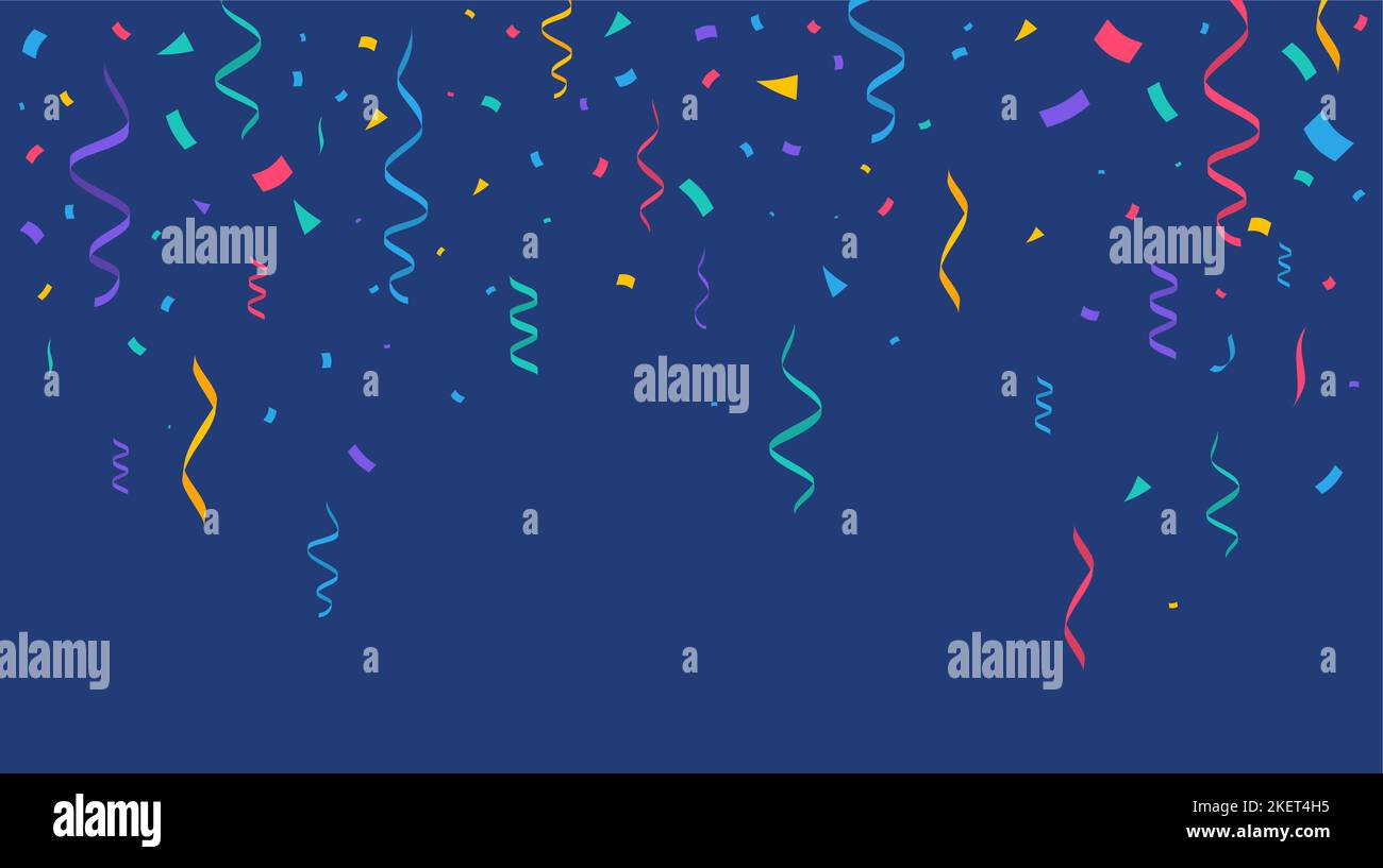 Confetti background. Festive backdrop. Party design with colorful ...