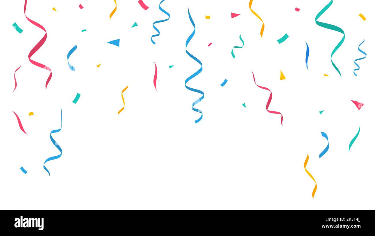 Confetti background. Festive backdrop. Party design with colorful ...