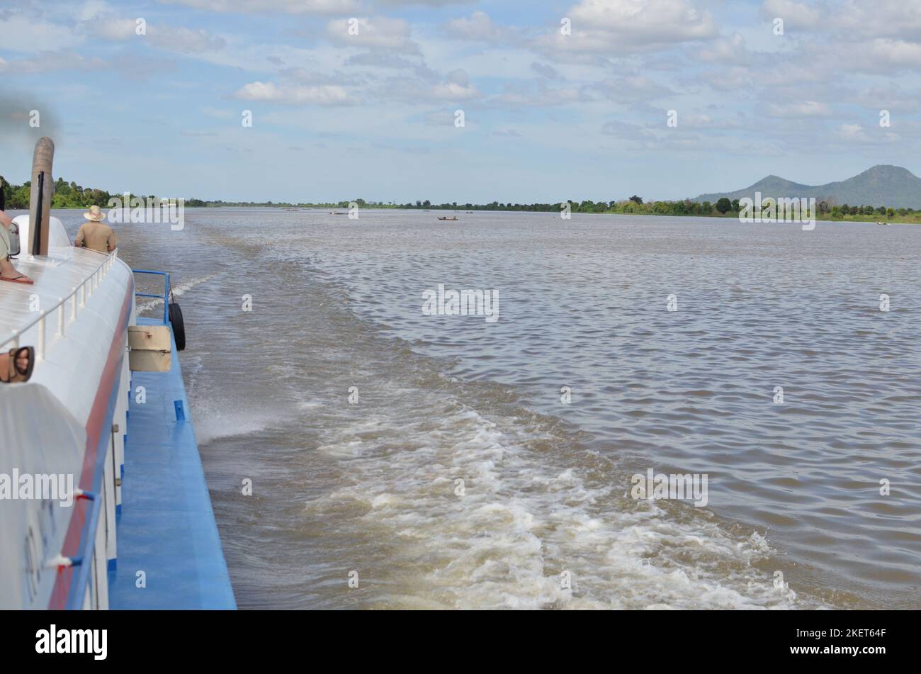 Fast Ferry Mekong River phnom Phen Cambodia Stock Photo - Alamy