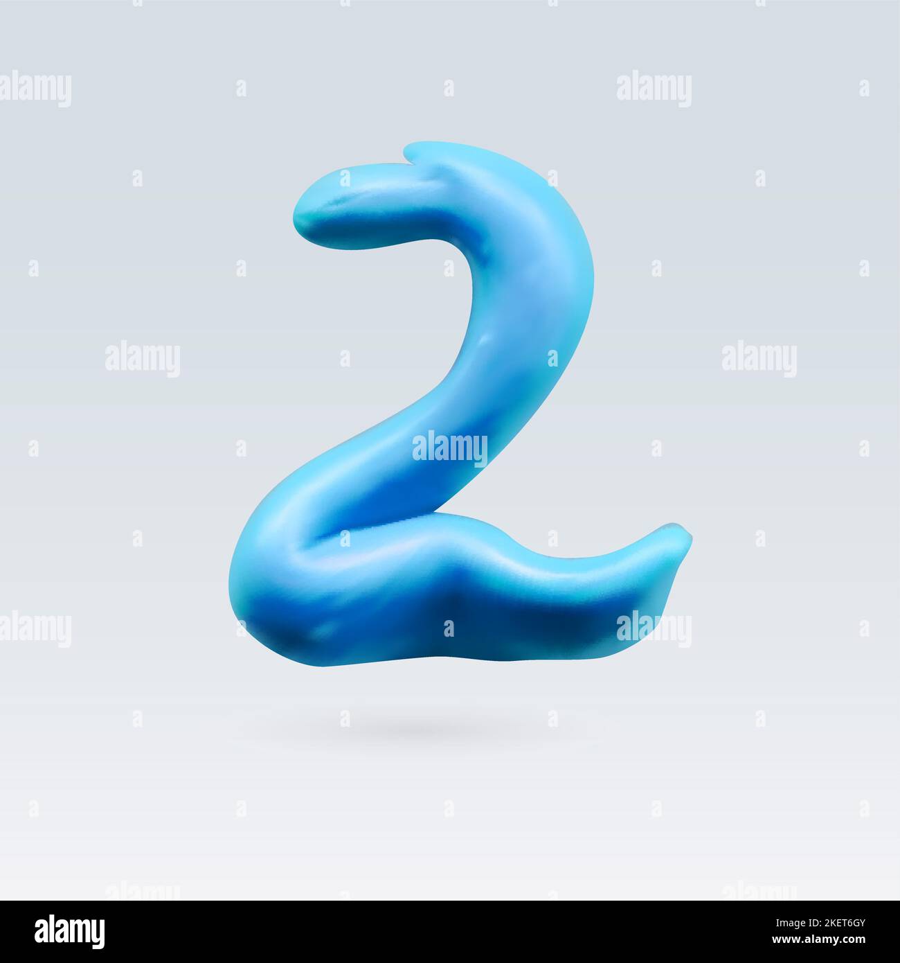 Number sculpture Stock Vector Images - Alamy