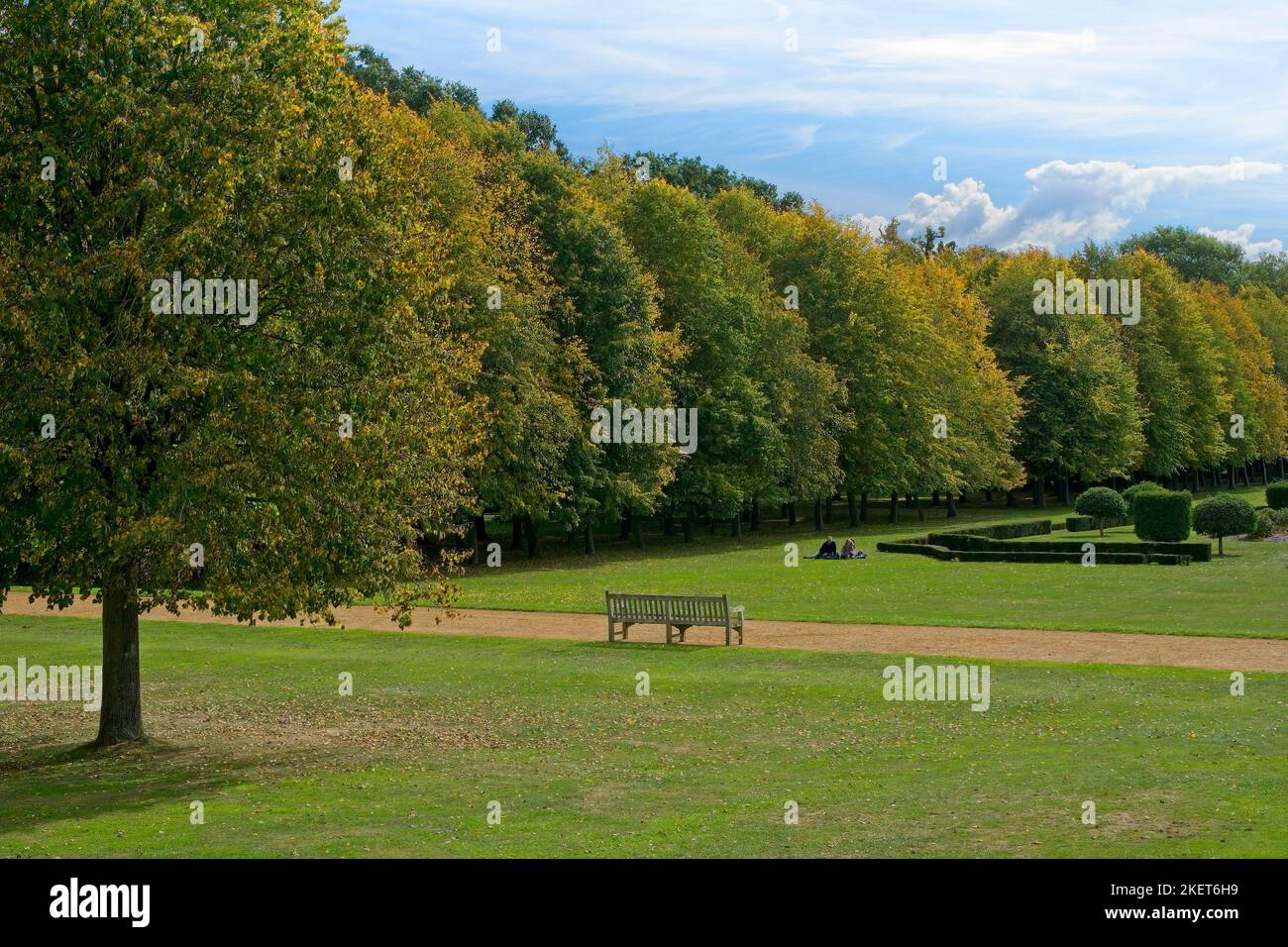 Capability Brown gardens at Wrest Park Bedfordshire Stock Photo - Alamy
