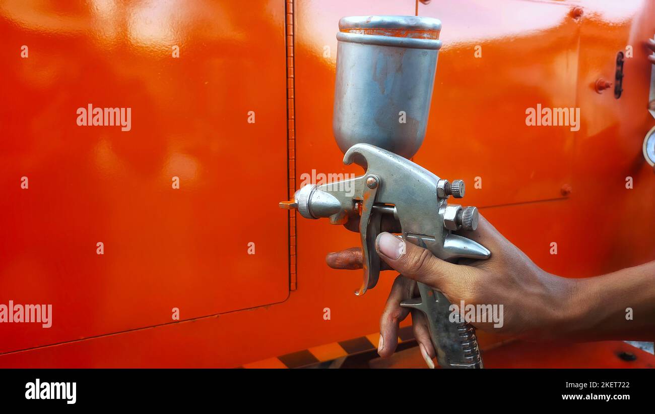 Lacquer process painting hi-res stock photography and images - Alamy