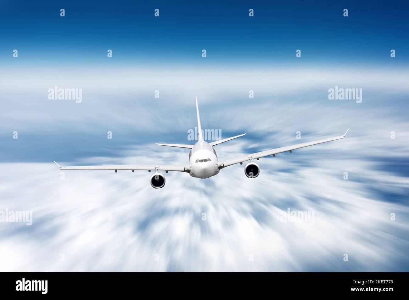 Concept commercial airplane motion blur hi-res stock photography and ...