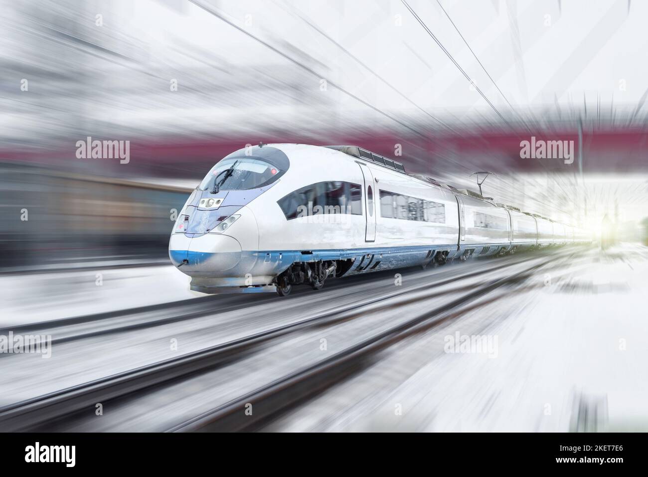 Metro train rides modern station hi-res stock photography and images ...