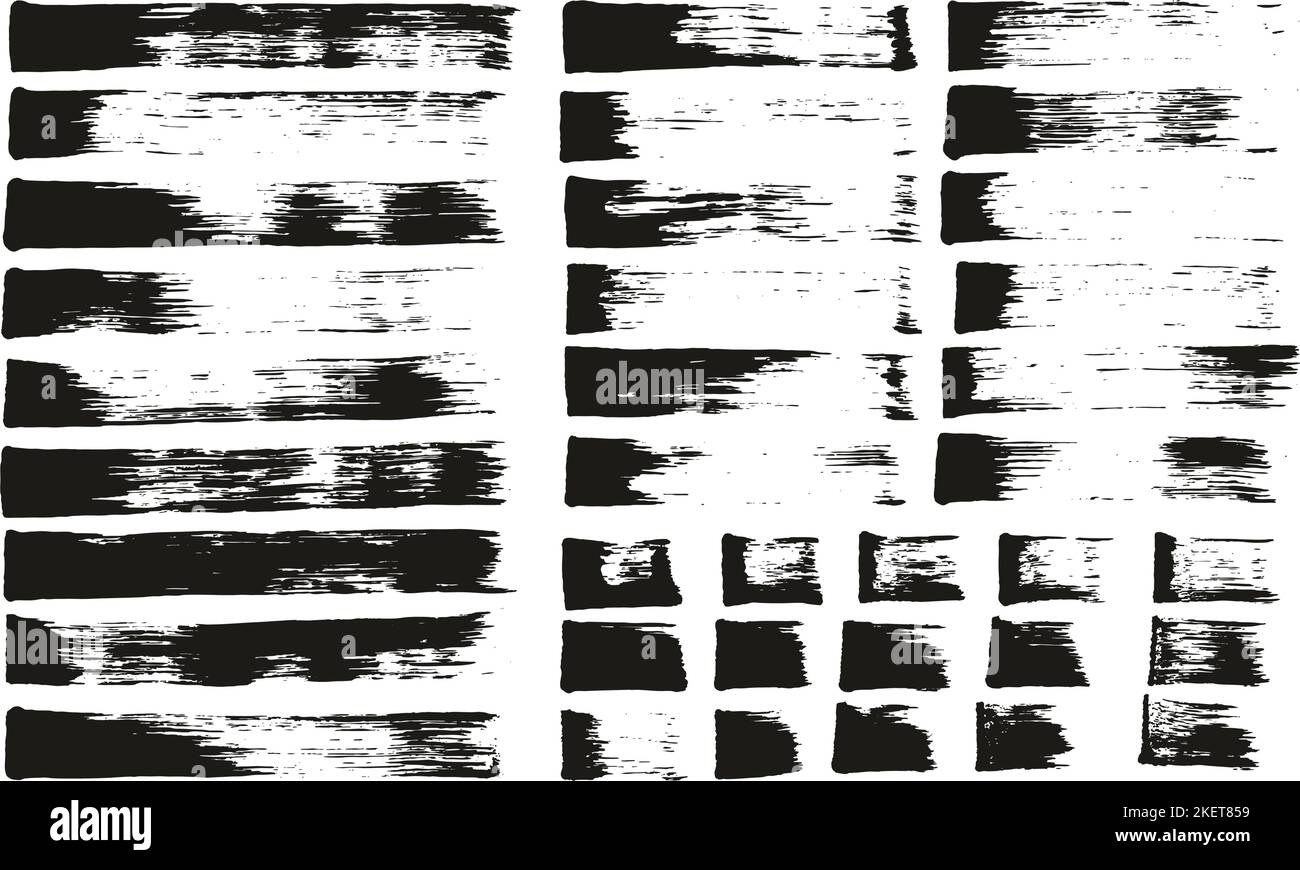 Flat Sponge Thin Artist Brush Straight Lines Mix High Detail Abstract ...