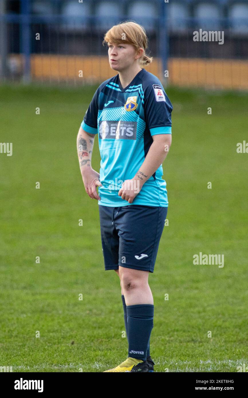Port Talbot Town v Swansea City in the Genero Adran Premier at Victoria ...