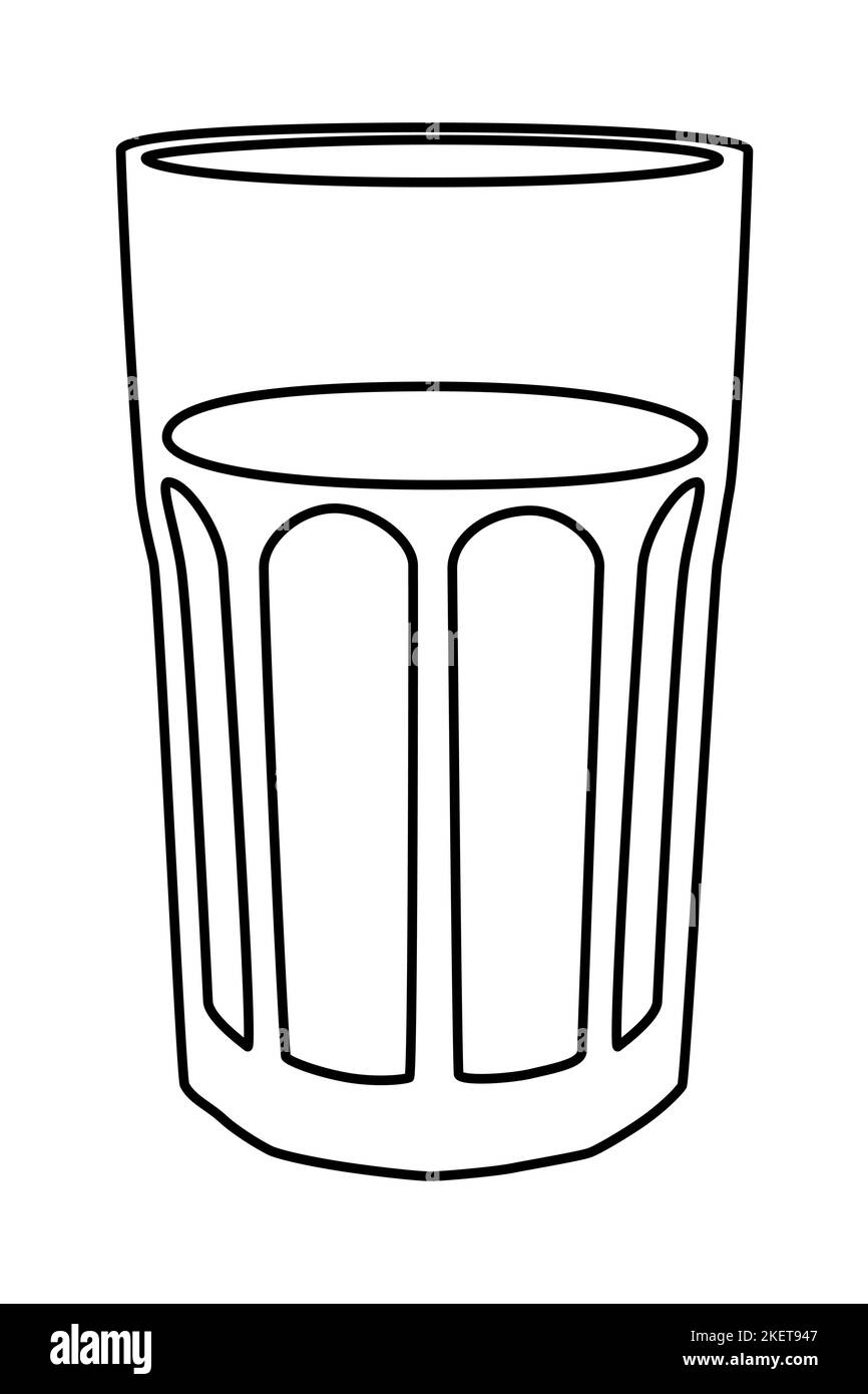 Empty Drinking Glass Clip Art