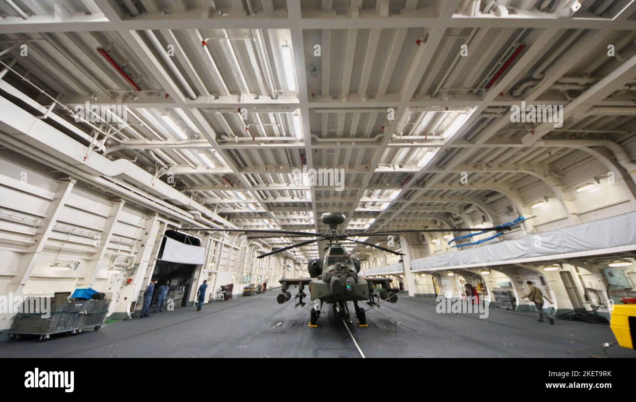 Kanoya, Japan. 14th Nov, 2022. Japan Ground Self-Defense Force's AH-64D ...