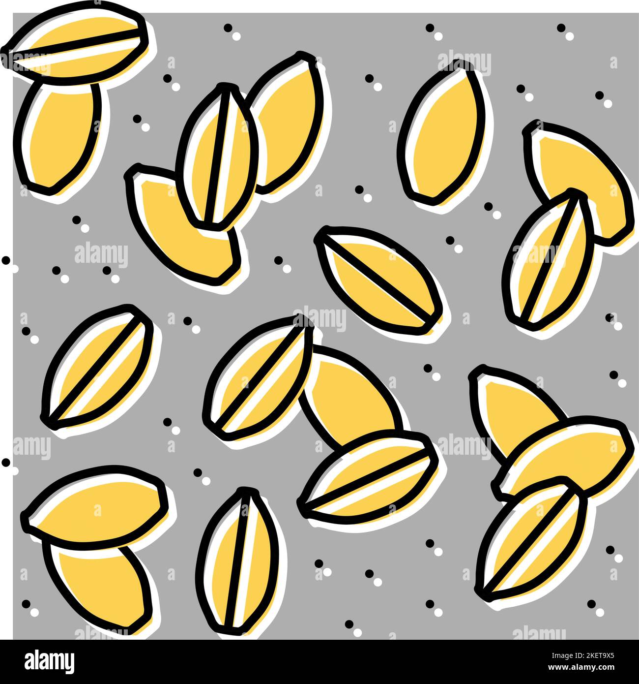 germination beer production color icon vector illustration Stock Vector ...