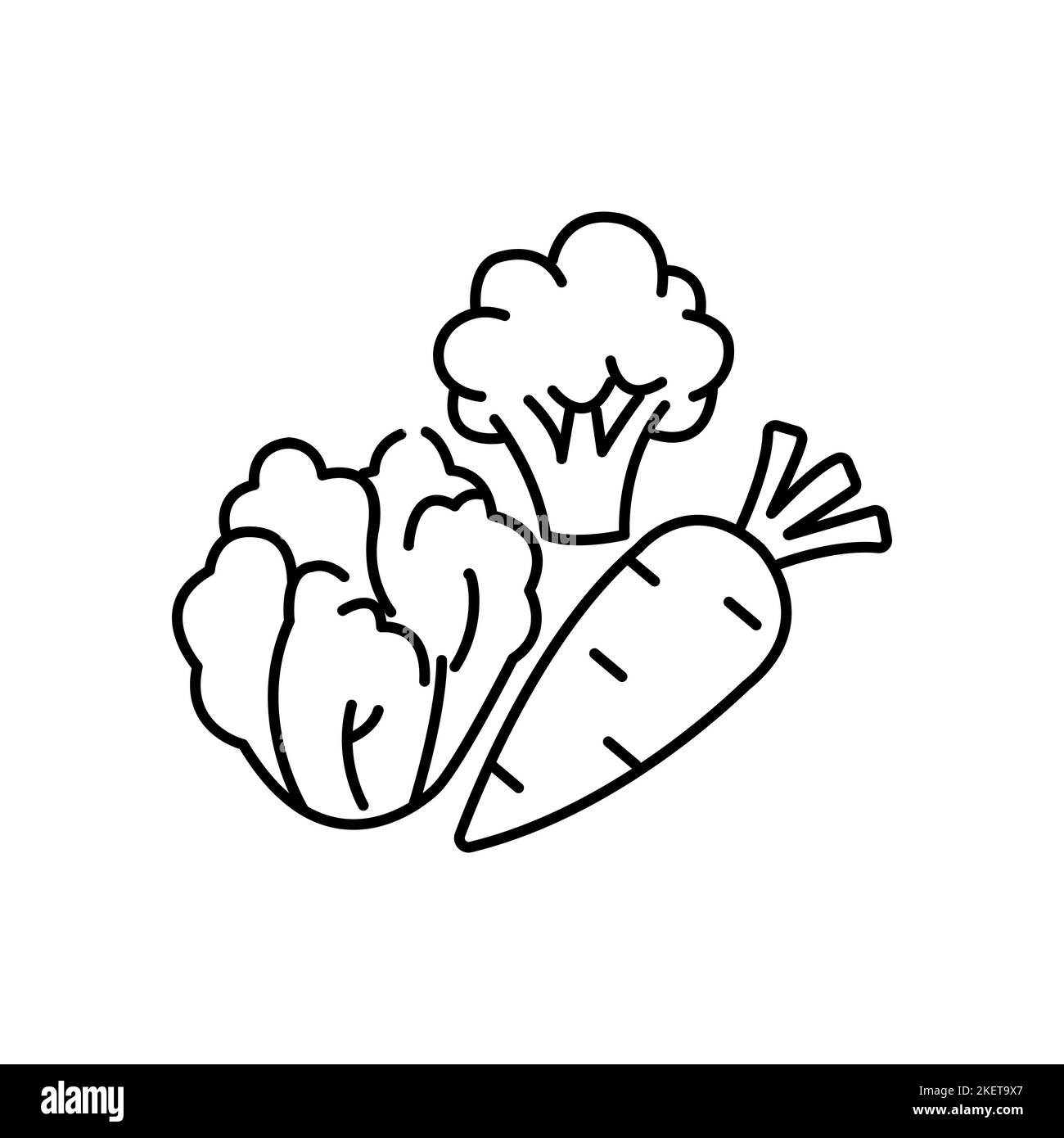 Vegetable dish preparation Stock Vector Images - Alamy