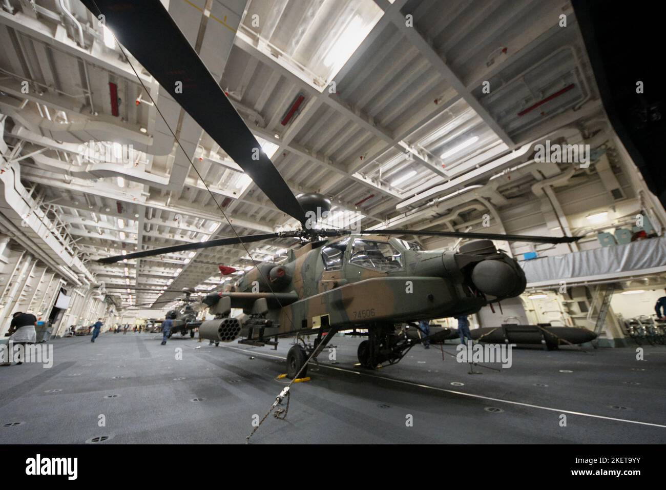 Kanoya, Japan. 14th Nov, 2022. Japan Ground Self-Defense Force's AH-64D ...