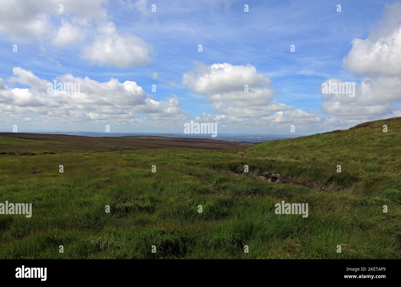Moorland views on the approach to Great Hill from Redmond's Edge on the ...