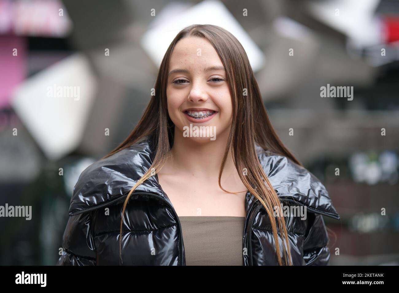 Madrid, Spain. 14th Nov, 2022. Actress Carla Quilez poses during a ...