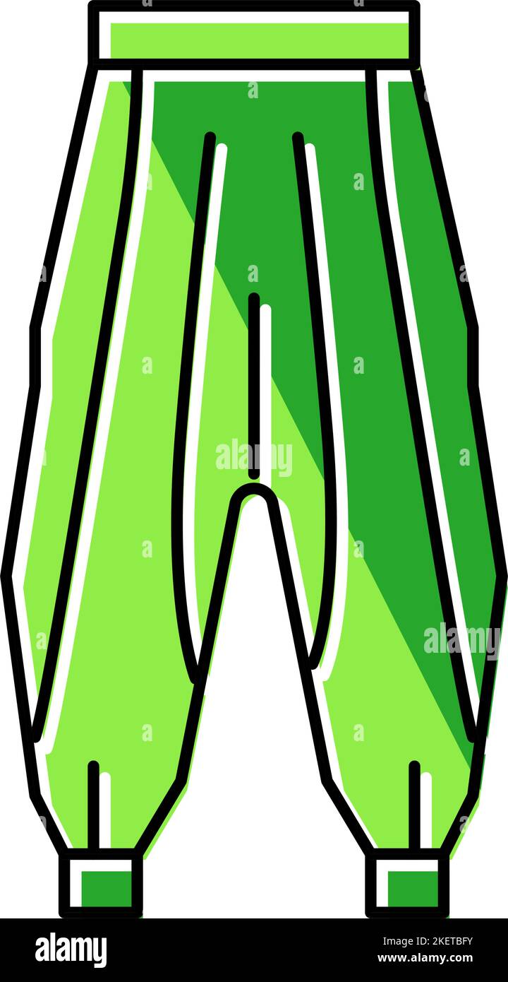 harem pants clothes color icon vector illustration Stock Vector Image ...