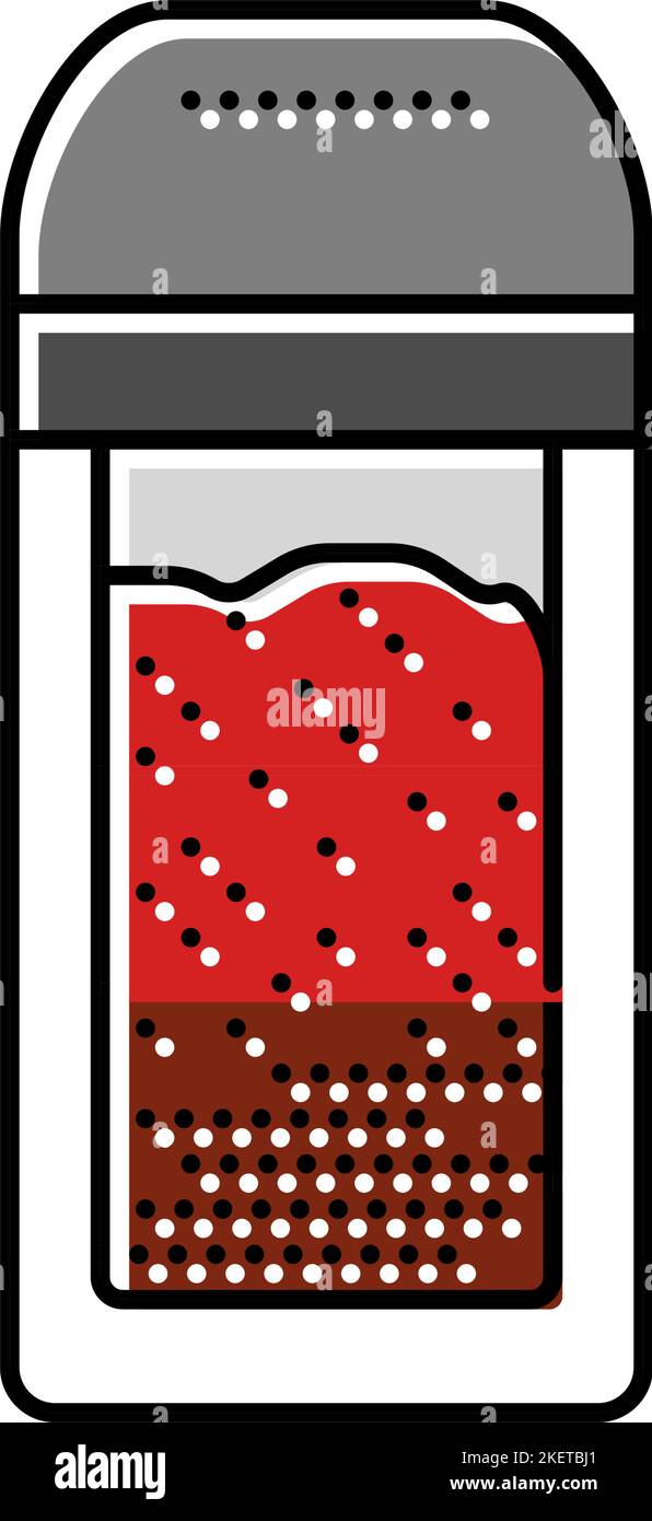Chili shaker Stock Vector Images - Alamy