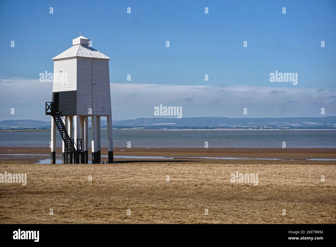 The Low lighthouse at Burnham On Sea Stock Photo - Alamy