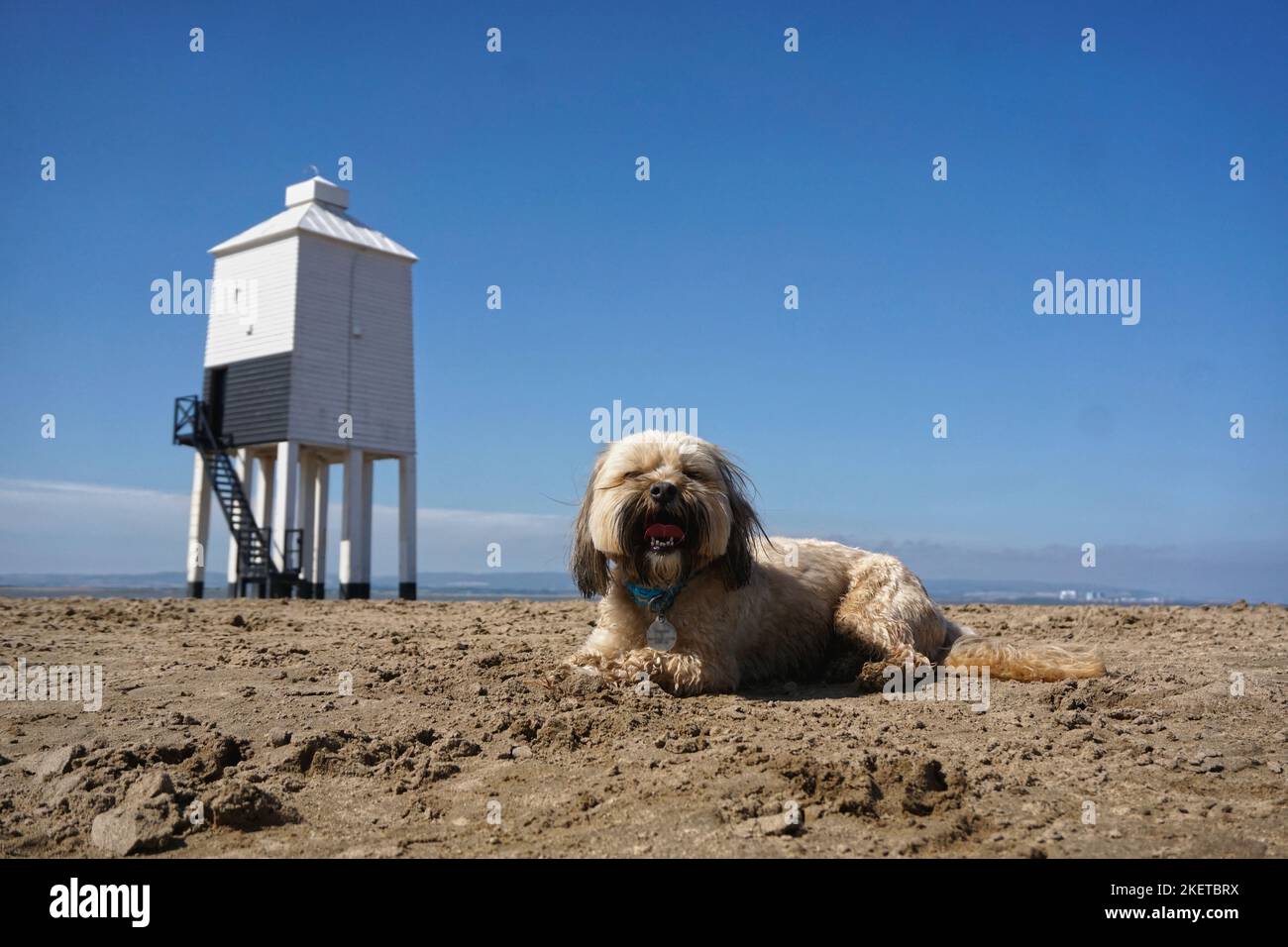 The Low lighthouse at Burnham On Sea Stock Photo - Alamy