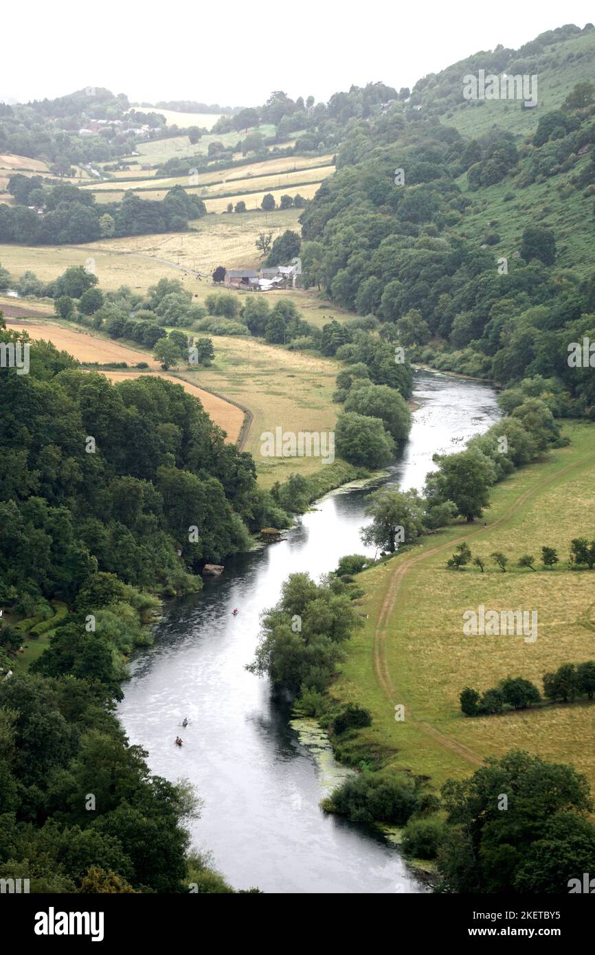 The winding River Wye from Yat Rock Stock Photo - Alamy