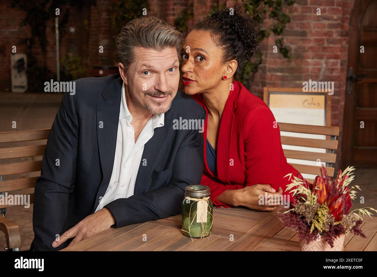 14 November 2022, Lower Saxony, Lüneburg: Actors Hardy Krüger Jr. as ...