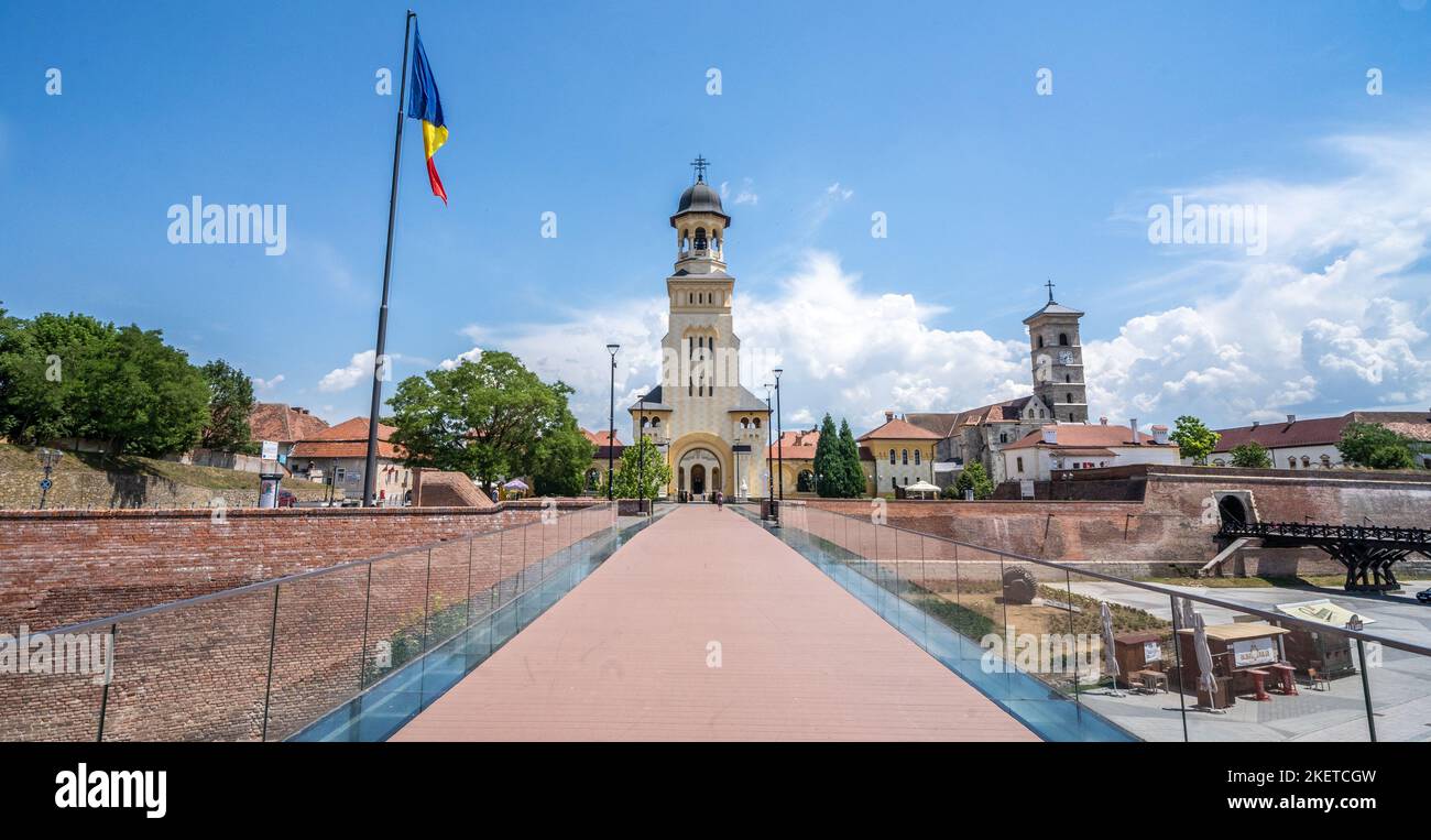 Alba Iulia Medieval Fortress in Transylvania, Romania Stock Photo - Alamy
