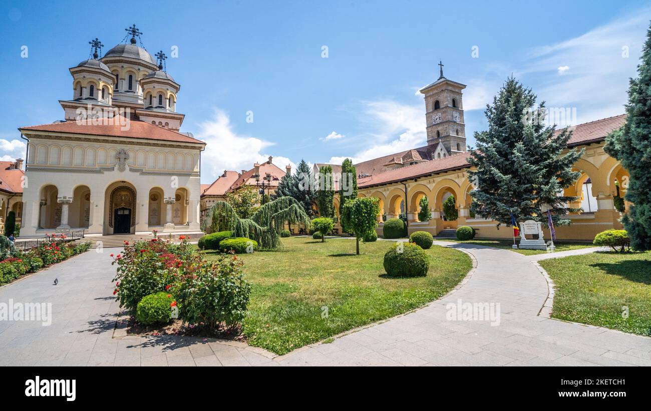 Alba Iulia Medieval Fortress in Transylvania, Romania Stock Photo - Alamy
