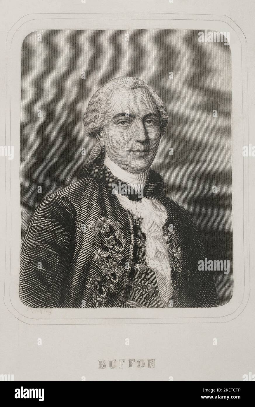Georges-Louis Leclerc (1707-1788), Count de Buffon. French naturalist ...