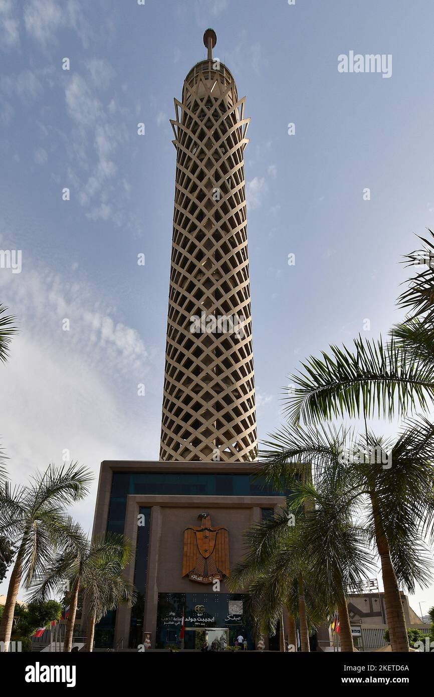 The Cairo Tower, tallest structure in Egypt and North Africa, in Egypt ...