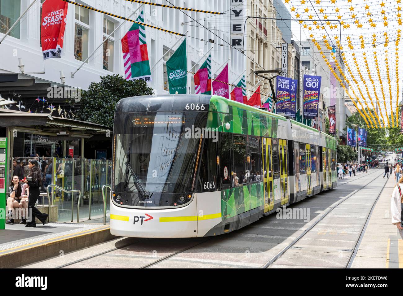Victorian tram stops hi-res stock photography and images - Alamy