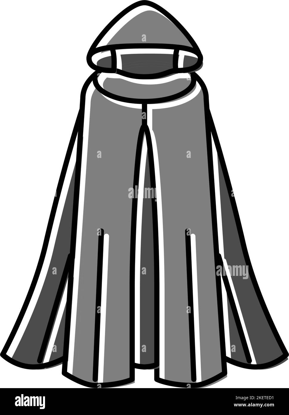 Cloak jacket Black and White Stock Photos & Images - Alamy