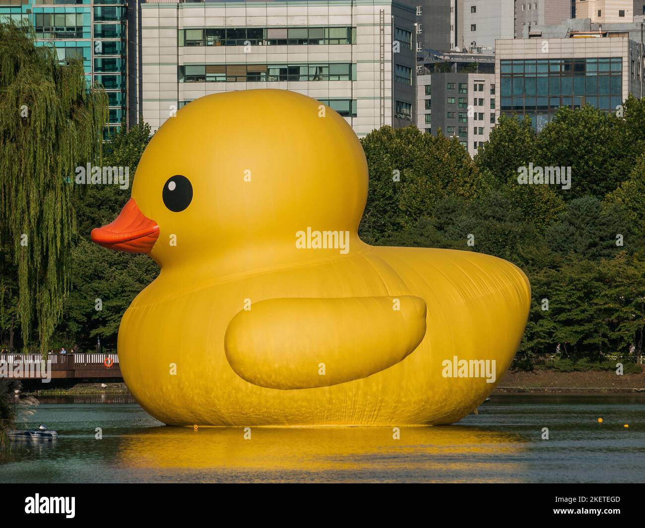 Seoul, South Korea - Oct.07.2022: The rubber duck project in Seoul ...