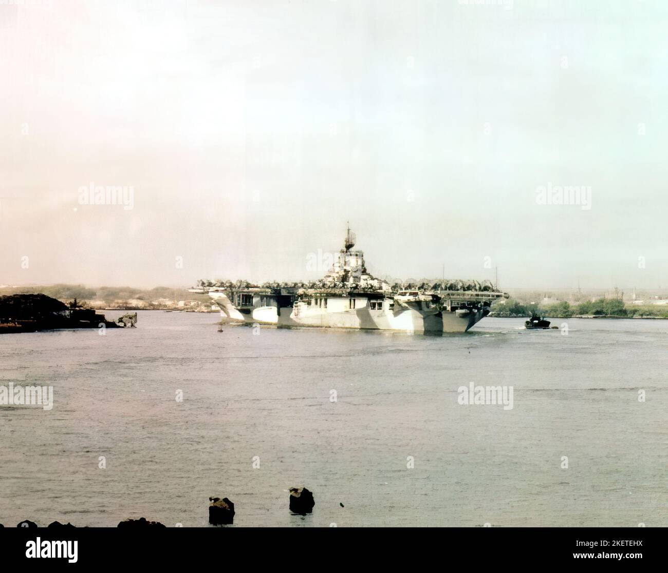 USS Hornet CV-12 Stock Photo - Alamy
