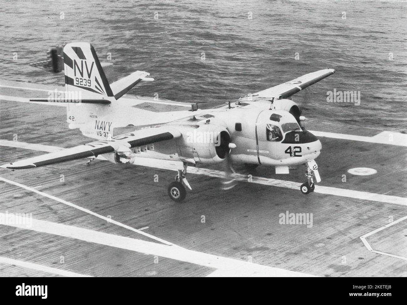 Grumman S-2D Tracker of VS-37 Stock Photo - Alamy