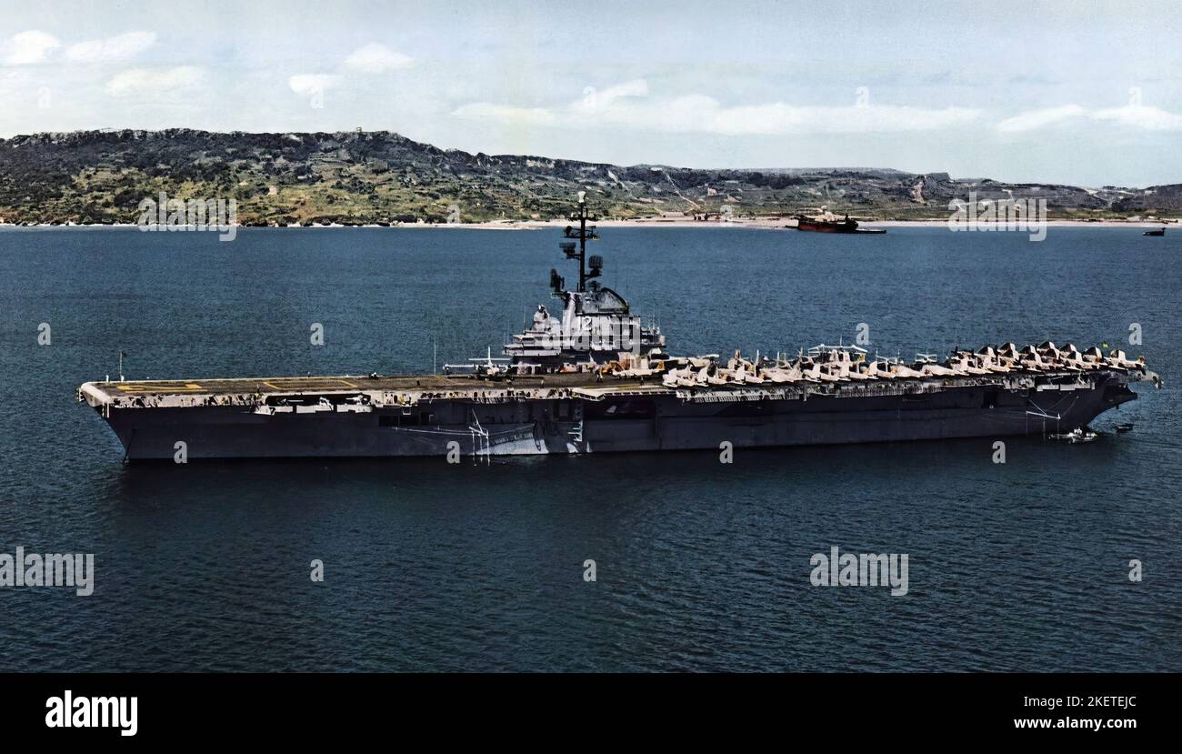 USS Hornet CV-12 Stock Photo - Alamy