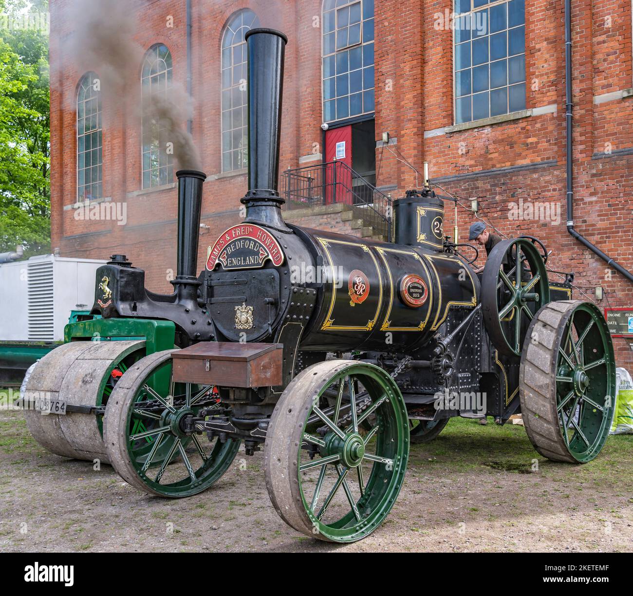 J & F Howard Traction Engine 'Britannia'; Number 201; Built in 1872 ...