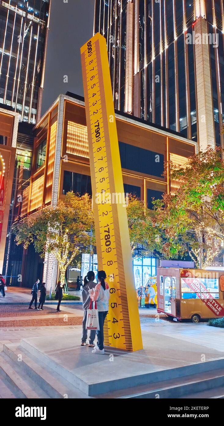 SHANGHAI, CHINA - NOVEMBER 13, 2022 - Christmas themed market at ...