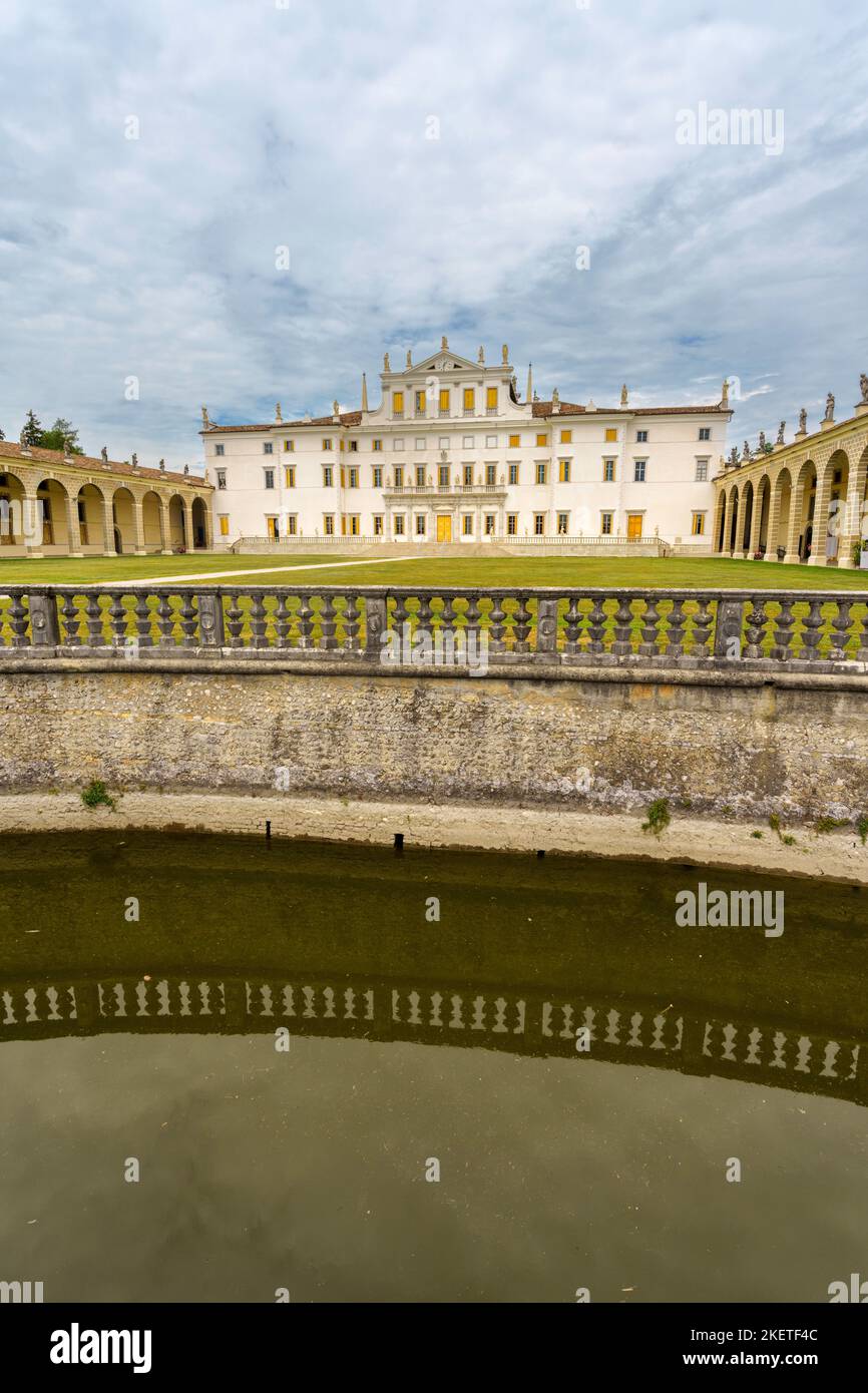 Exterior of the historic Villa Manin at Passariano, in Udine province ...