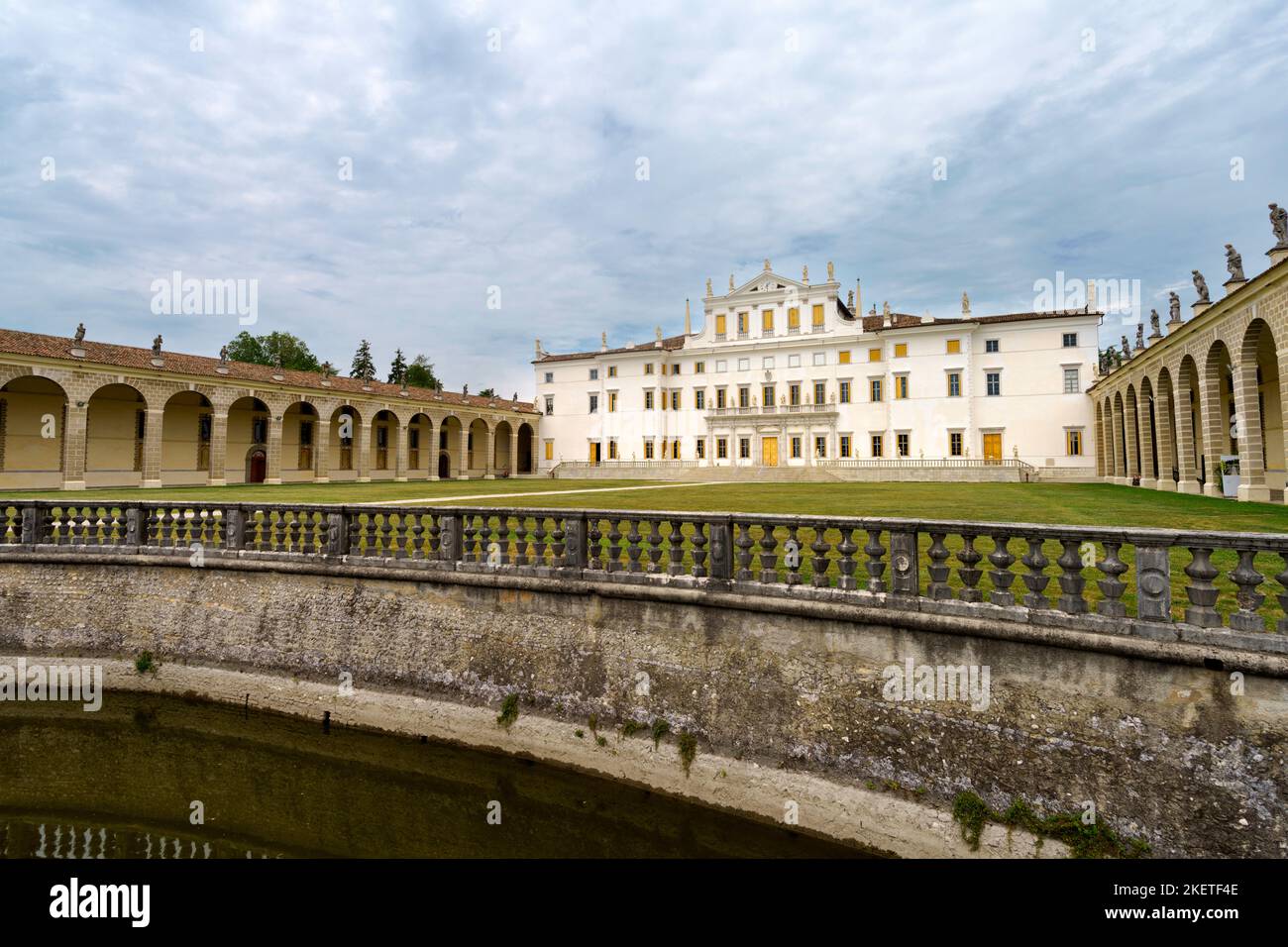 Exterior of the historic Villa Manin at Passariano, in Udine province ...