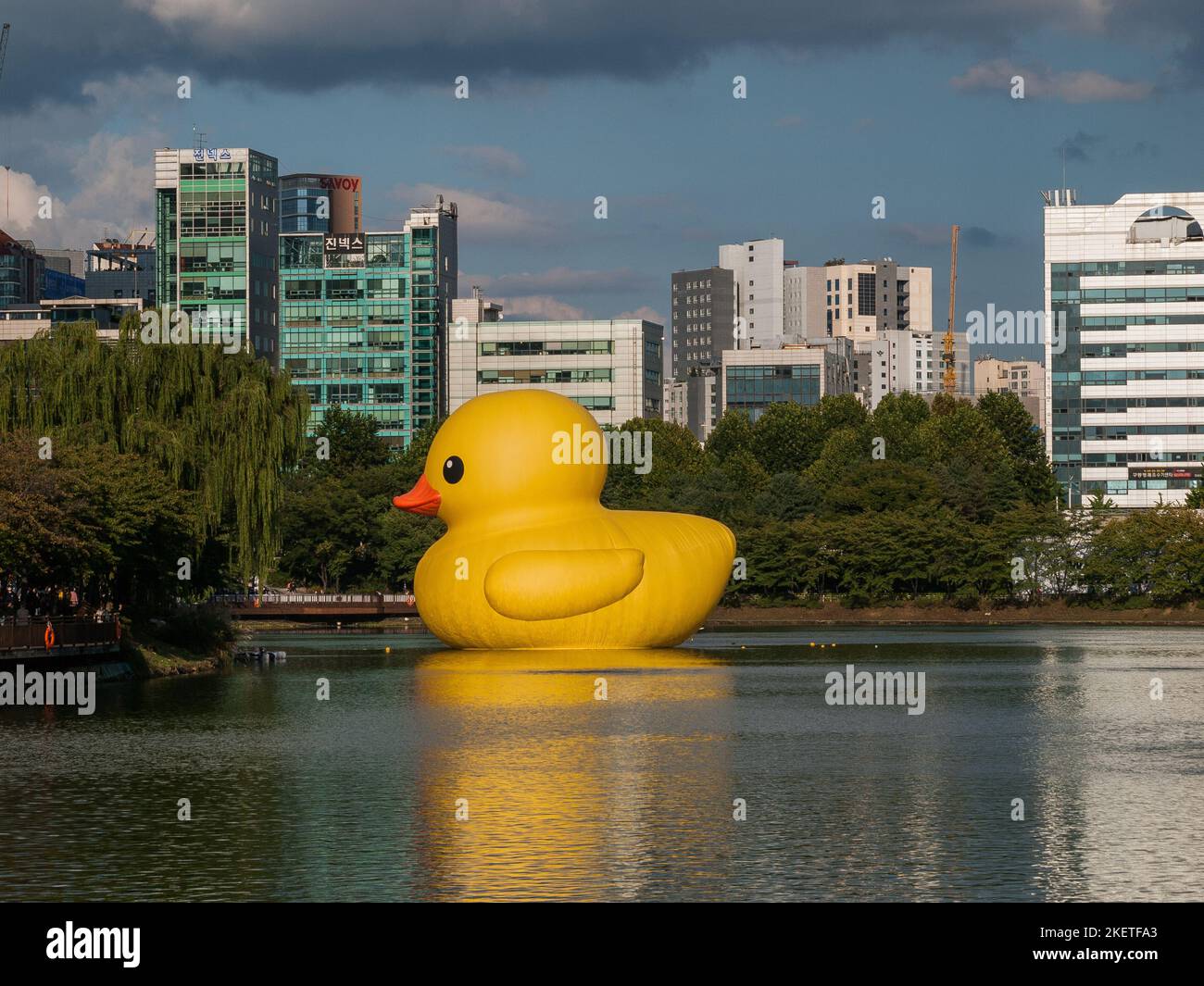 Seoul, South Korea - Oct.07.2022: The rubber duck project in Seoul ...