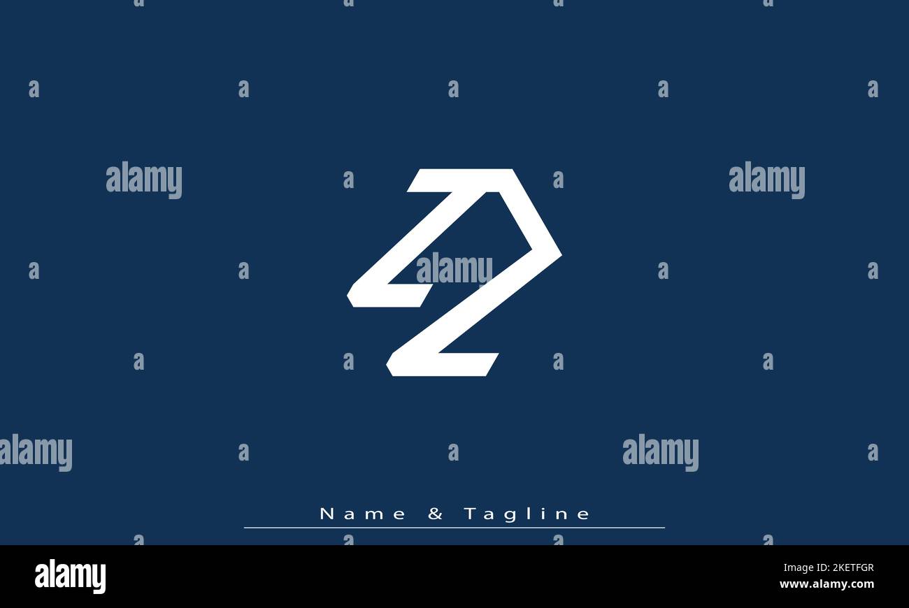 Alphabet letters Initials Monogram logo ZZ Stock Vector Image & Art - Alamy