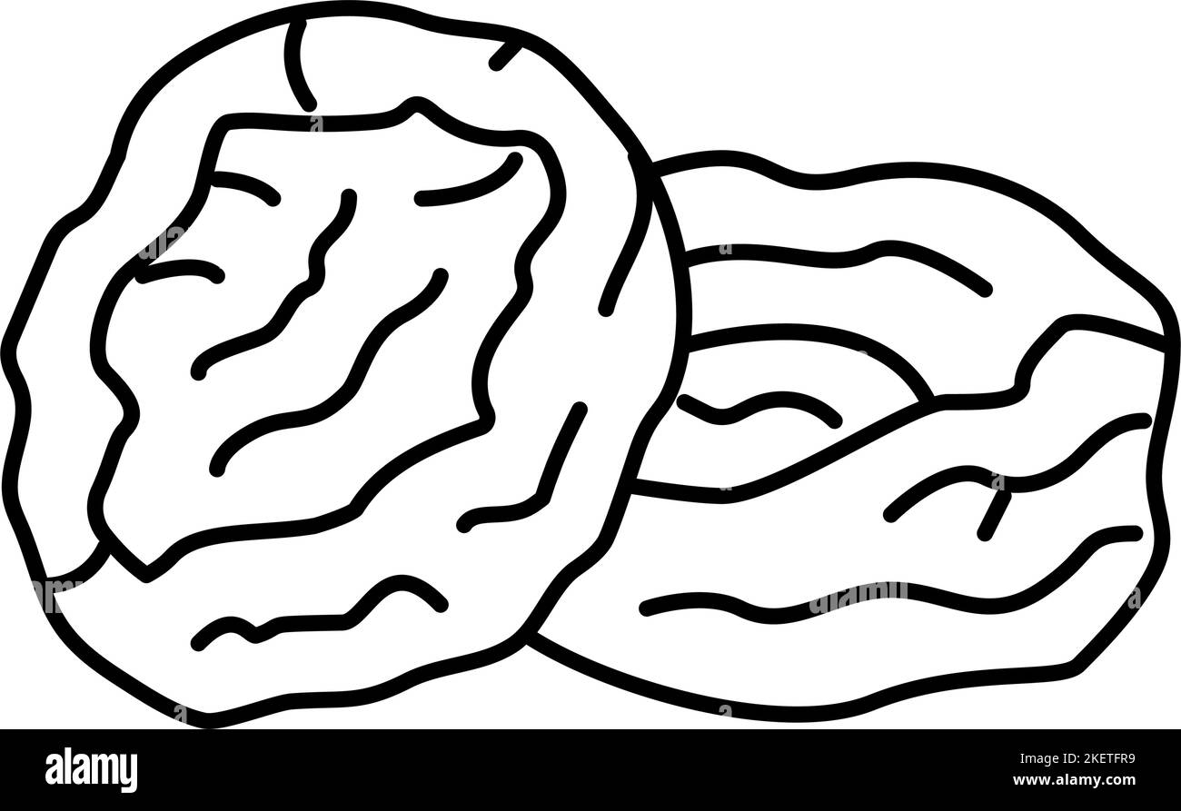 Apricot dried Stock Vector Images - Alamy