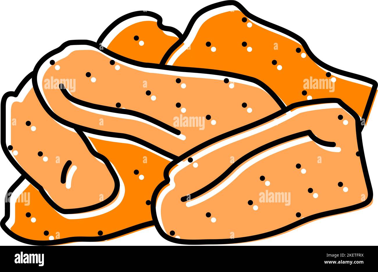 Ginger candied Stock Vector Images - Alamy