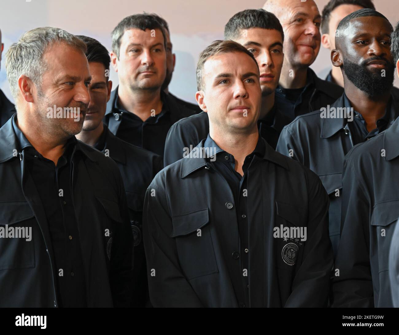 14 November 2022, Hessen, Frankfurt/Main: German national team coach ...