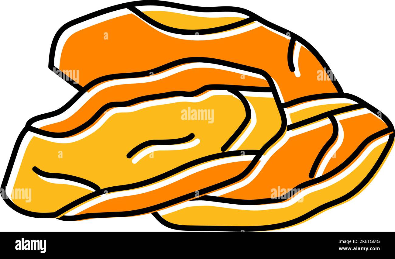 mango dried fruit color icon vector illustration Stock Vector Image ...