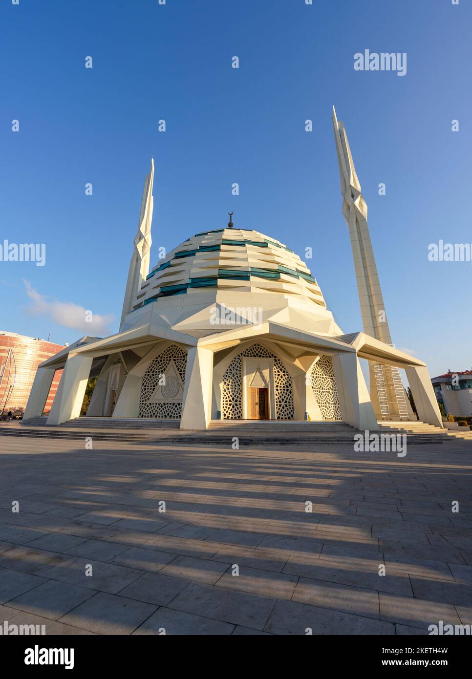 Exterior view of the Marmara University Faculty of Theology Mosque in ...